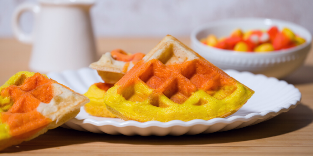 Candy Corn Waffles – Lehi Mills